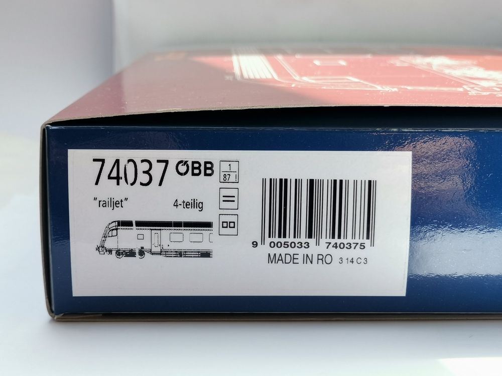 Roco H0 74037 DC 4-tlg. Set Railjet ÖBB | Kaufen auf Ricardo