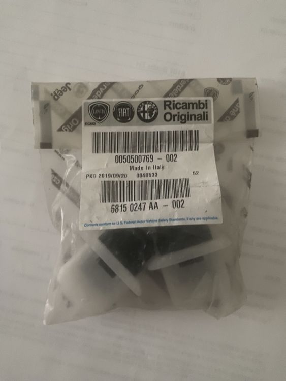 Alfa romeo 159 klemmstück Sitz hinten 50500769 (Neu und ...