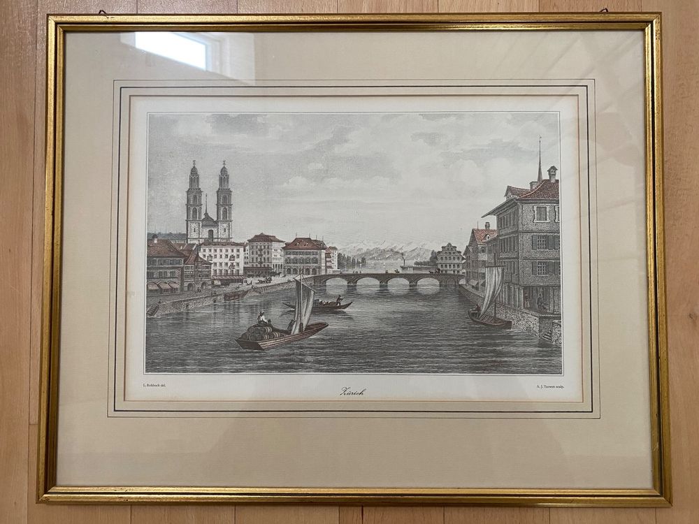 Kupferstich Zürich (Gebraucht) in Zell ZH für CHF 20 – nur Abholung auf Ricardo kaufen