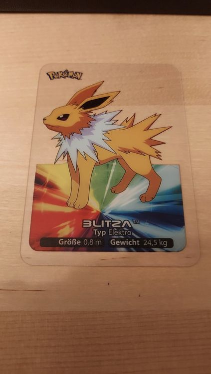 Lamincards Blitza Jolteon Pokemon 2005 DE Eeveelutions | Kaufen auf Ricardo