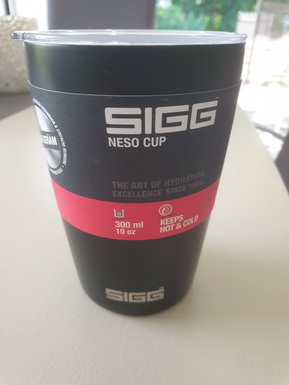 SIGG Neso Cup Pure Ceram Black 0.3 L für heiss & kalt Neu (Neu und ...