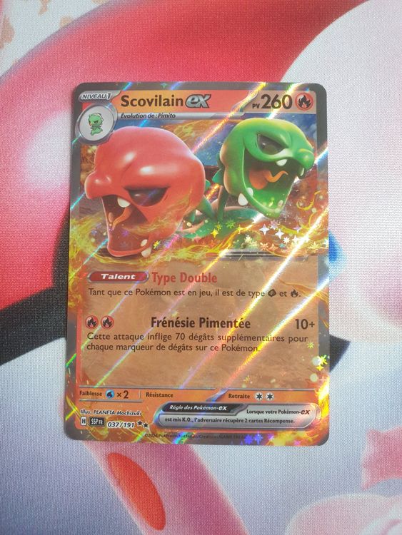 Carte Pokémon Scovilain EX - EV08 037/191 - FRANCAIS (Neu (gemäss ...