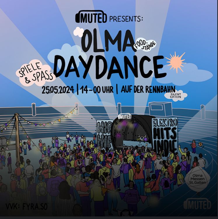 MUTED Day Dance auf der Rennbahn - Olma Messen (Gebraucht) in für CHF 69 – nur Abholung auf ...