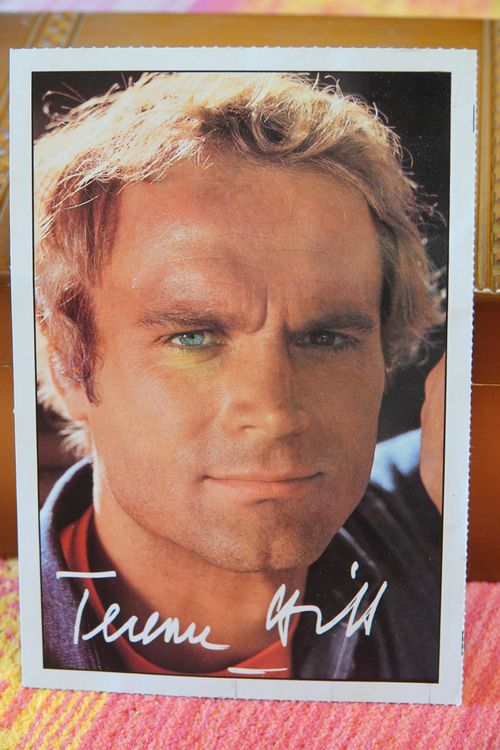 Terence Hill Autogrammkarte - Seltenes Sammlerstueck aus ... | Kaufen ...