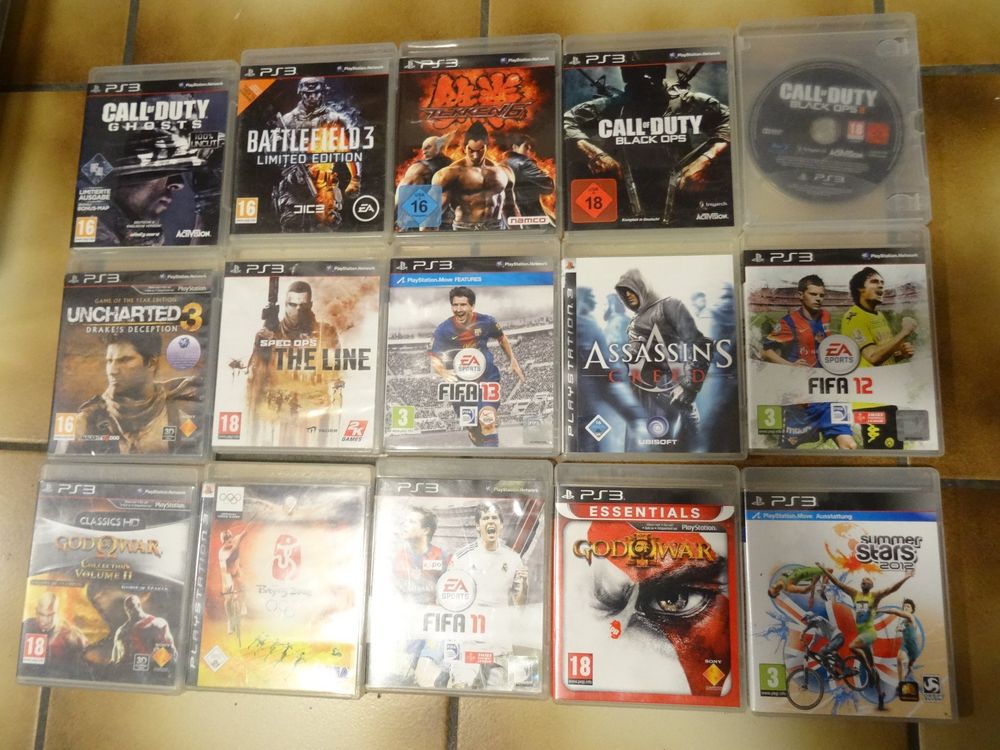 70 PS3 GAMES | Kaufen auf Ricardo
