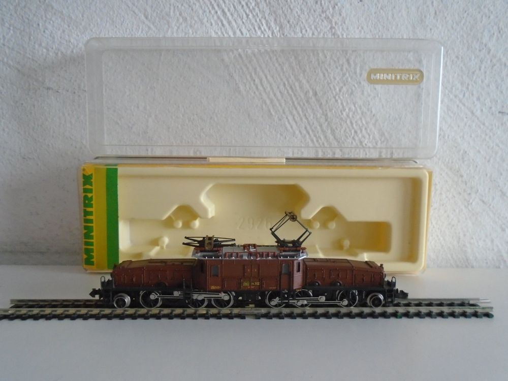 Minitrix N: Krokodil Ce 6/8 III 14302 SBB braun, 2926, OVP | Kaufen auf ...