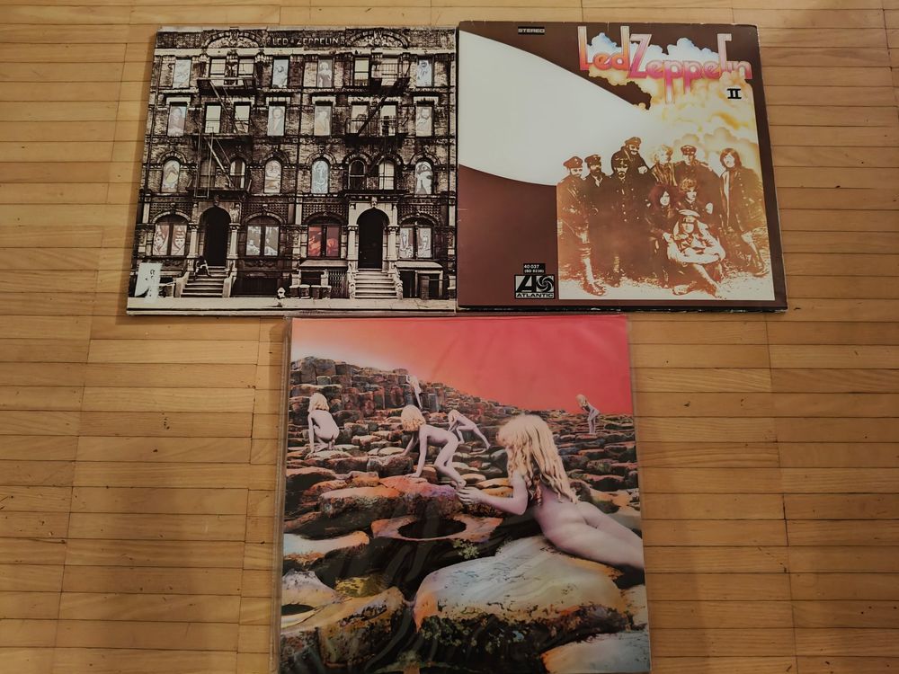 "Golden Ticket" Vinyl Sammlung / Led Zeppelin 3x Album / LP (Gebraucht ...