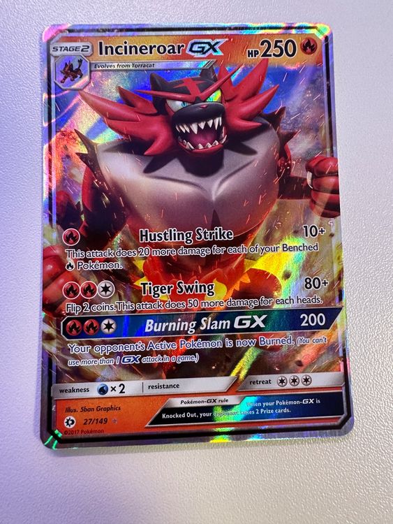 Incineroar GX (Neu (gemäss Beschreibung)) in Schliern b. Köniz für CHF ...