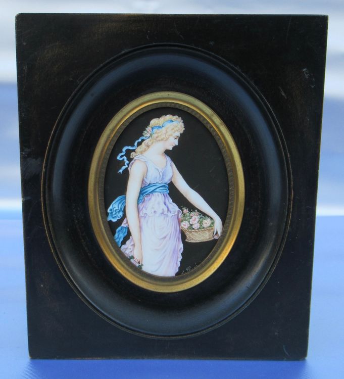 Miniatur 19. Jahrh Signiert | Kaufen auf Ricardo