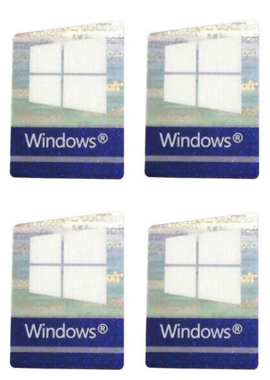 WINDOWS® 7 8 10™ PRO™AUFKLEBER ¦ STICKER | Kaufen auf Ricardo