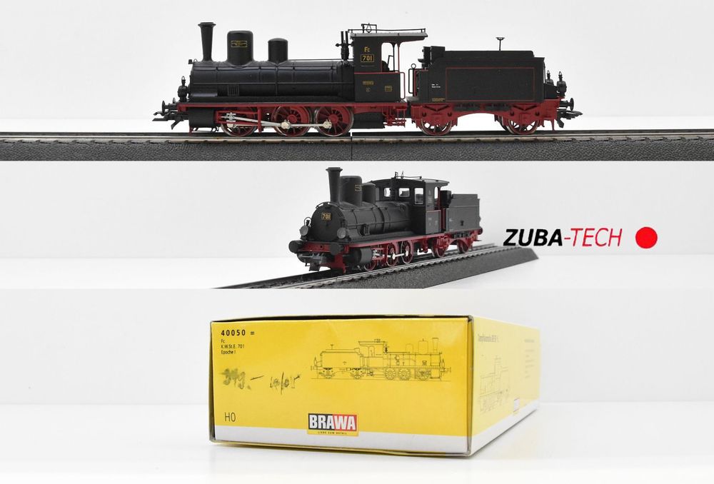 Brawa 40050 Dampflok Fc K.W.St.E. H0 GS Analog mit OVP (Gebraucht) in ...