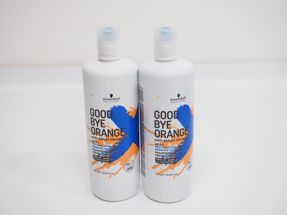 2x SCHWARZKOPF Goodbye Orange Shampoo (17187) (Neu (gemäss Beschreibung ...