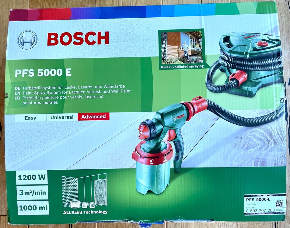 BOSCH PFS 5000 E Farbsprühsystem (NEU) (Neu und originalverpackt) in ...