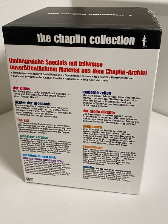 The Chaplin Collection Vol. I – DVD Box (11 DVDs) (Gebraucht) in Zürich ...