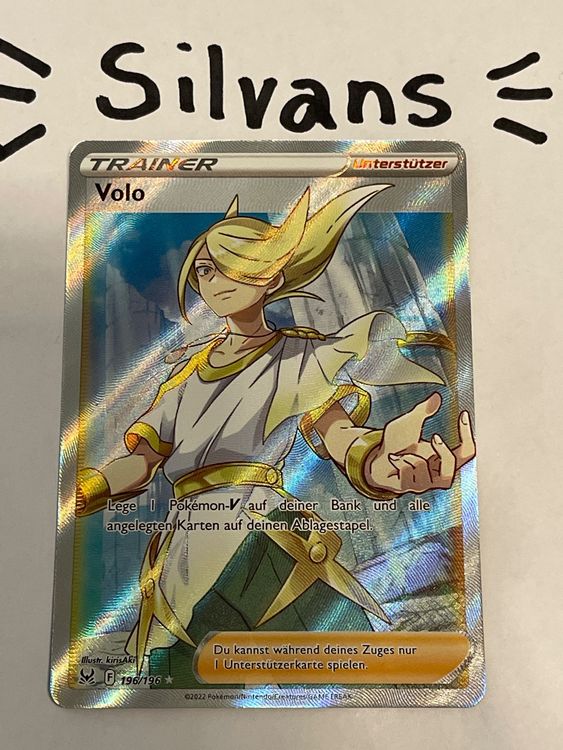 Volo Full Art Trainer Lost Origin Verlorener Ursprung DE (Neu (gemäss ...