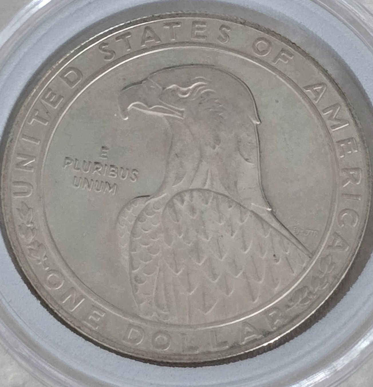 Original USA Silber Dollar Gedenkmünze Los Angeles 1983 (Gebraucht) in ...