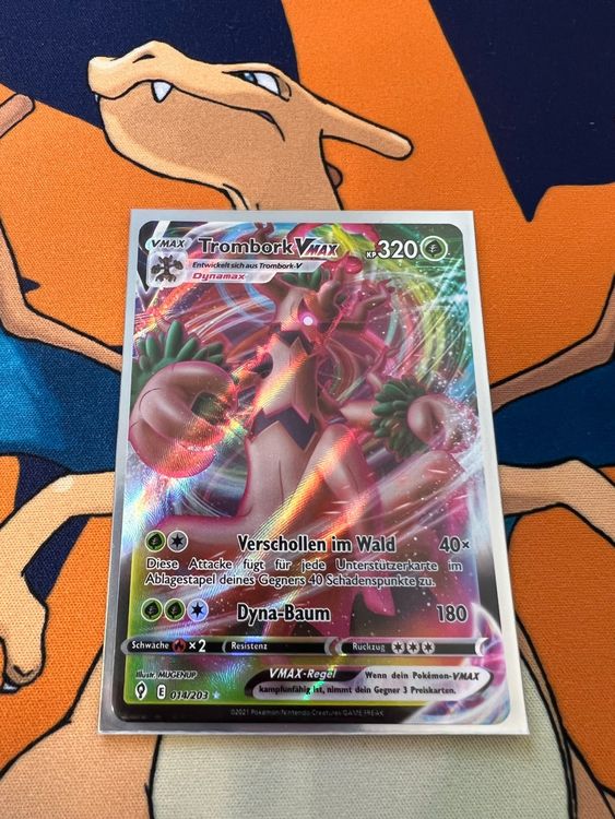 Pokemon - Trombork VMAX (EVS 014) - Drachenwandel (Neu (gemäss ...