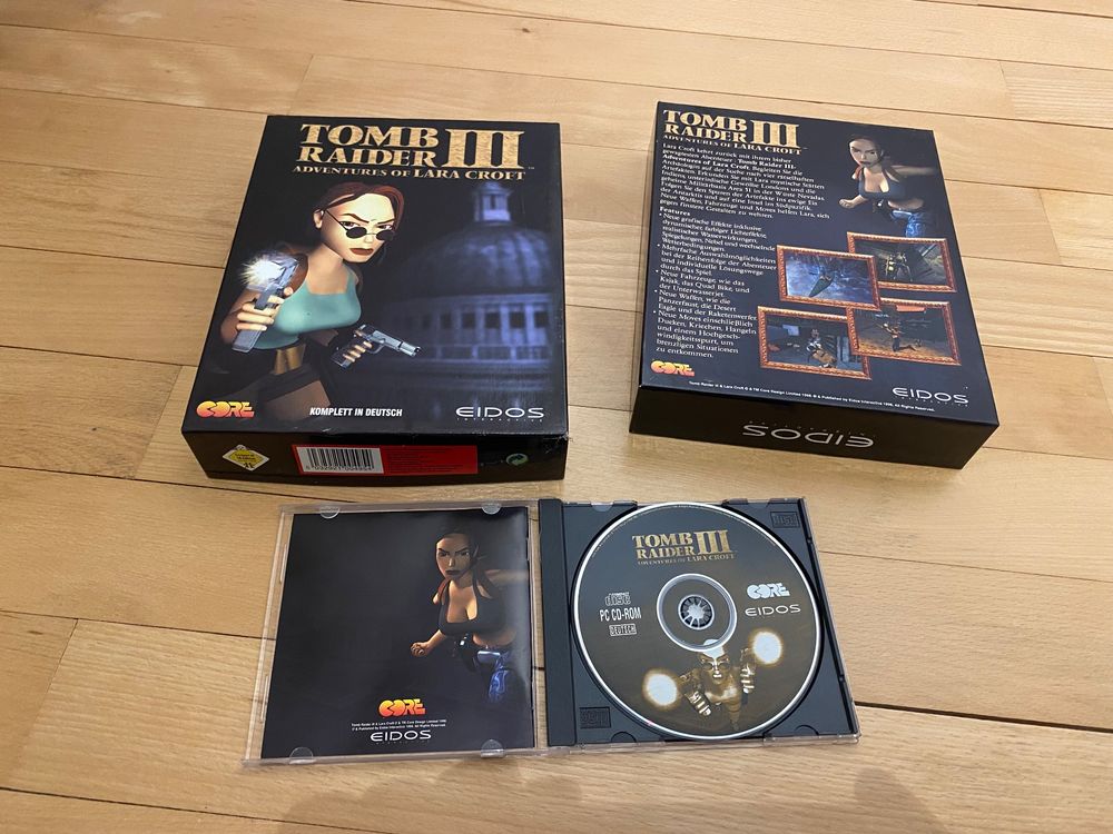 Tomb Raider III - PC-Game inkl. Box - Vintage 1998 | Kaufen auf Ricardo
