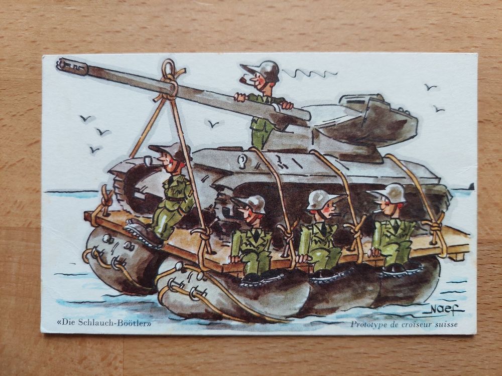 Humor-AK Naef Die Schlauch-Böötler | Kaufen auf Ricardo