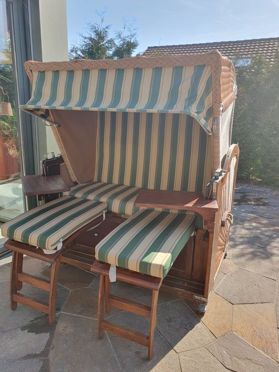 grosser Strandkorb 2 1/2 Plätze auf Rädern zu verkaufen (Gebraucht) in Niederbipp für CHF 480 ...