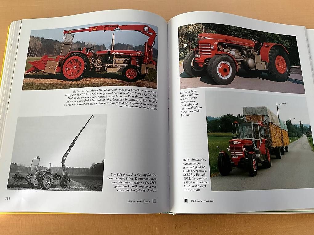 Hürlimann Traktor Buch wie Bührer Same Meili Aebi Schilter (Gebraucht ...