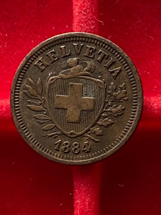 Highlight 1 Rappen 1884 ! (Gebraucht) in Büttikon AG für CHF 14 – mit Lieferung auf Ricardo kaufen