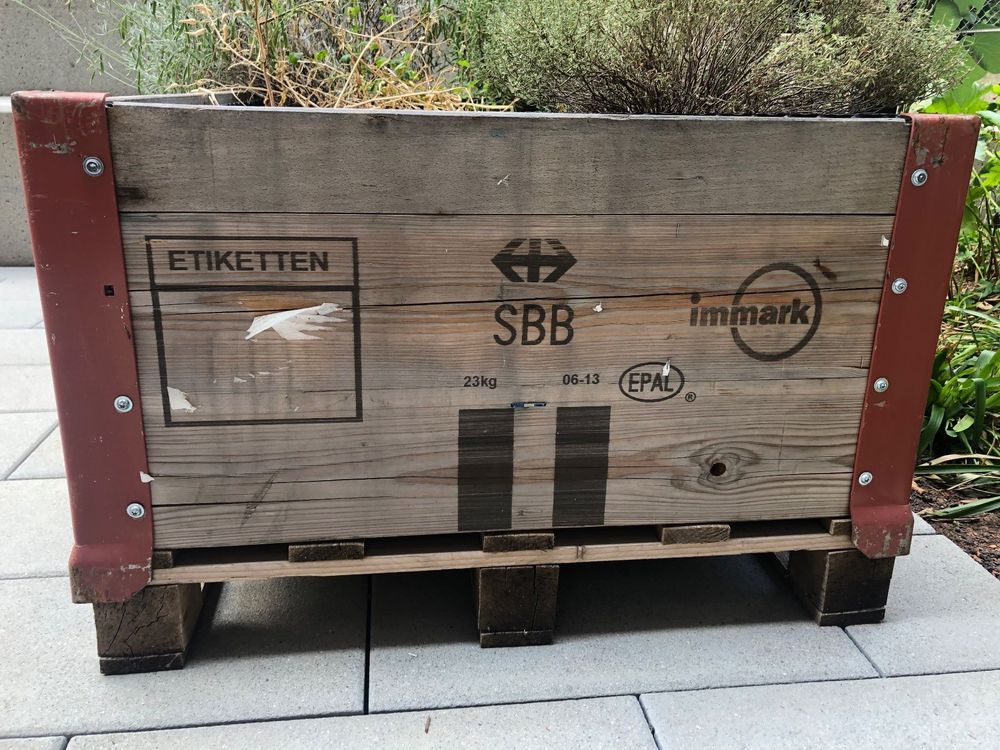 SBB-Paletten Box 120cmx80cmx39cm (Gebraucht) in für CHF 40 – nur ...
