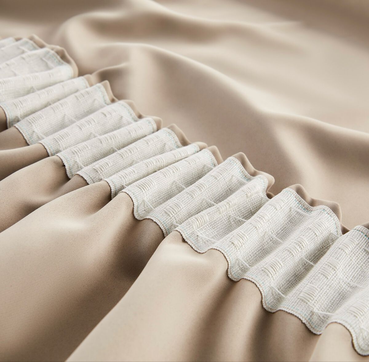 Neufs 2 Pièces de Rideaux La Redoute Light taupe beige (Neuf avec ...