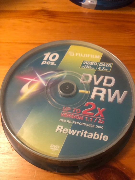 DVD-RW FUJIFILM - 4,7 GB / 120min.(Versiegelt) (Neu und ...