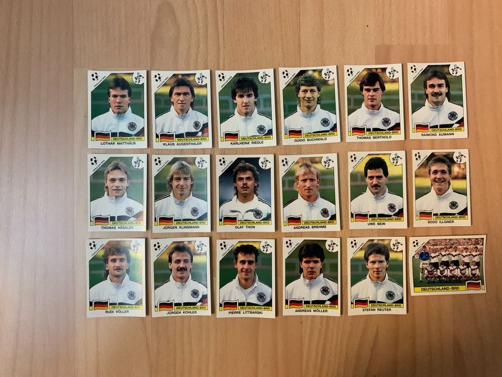 Panini Football Sticker WM Italia 90 - Germany/Deutschland | Kaufen auf Ricardo