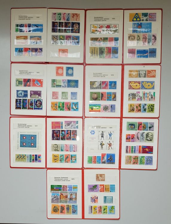 Sondermarken PTT 1969 - 1975 (Neu (gemäss Beschreibung)) in Wängi für CHF 60 – mit Lieferung auf ...