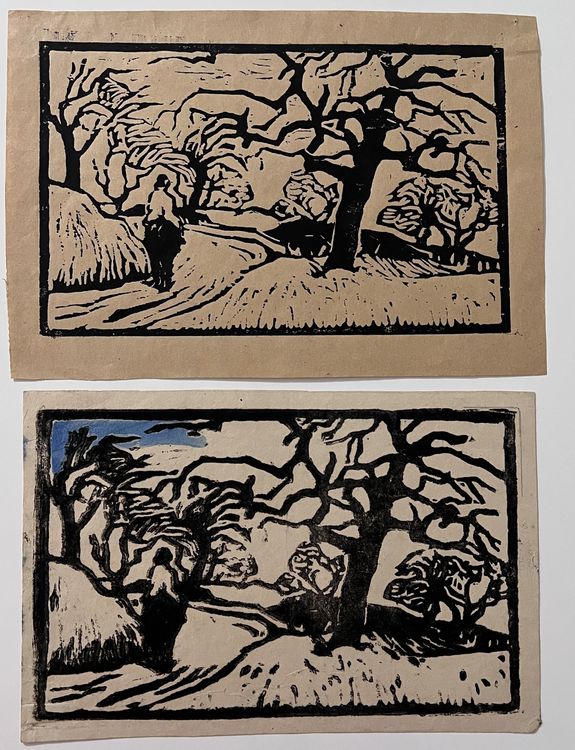 2 x schöne Holzschnitt (Gebraucht) in Root für CHF 5 – mit Lieferung auf Ricardo kaufen