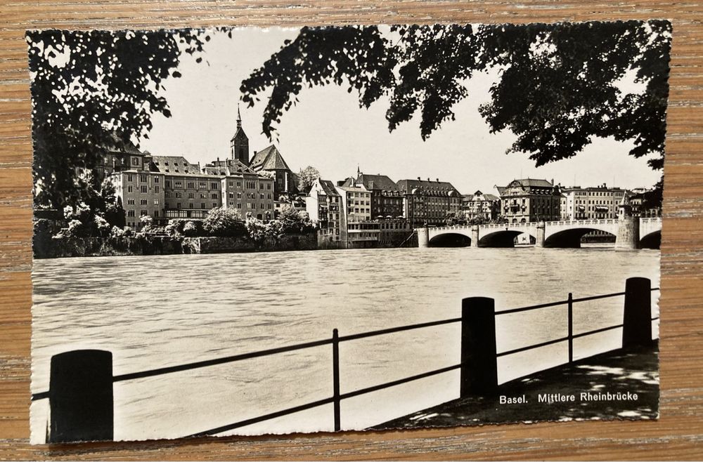 Basel Mittlere Rheinbrücke 1945 (Gebraucht) in Gränichen für CHF 1 – mit Lieferung auf Ricardo ...