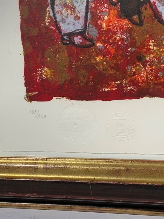 Théo Tobiasse (1927-2012) Lithographie Handsigniert | Kaufen auf Ricardo