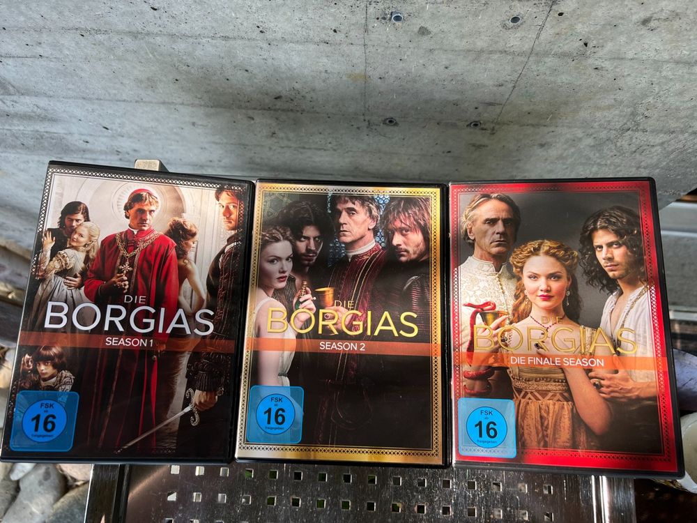 DIE BORGIAS komplette Serie 3 Staffeln 11 DVD's | Kaufen auf Ricardo