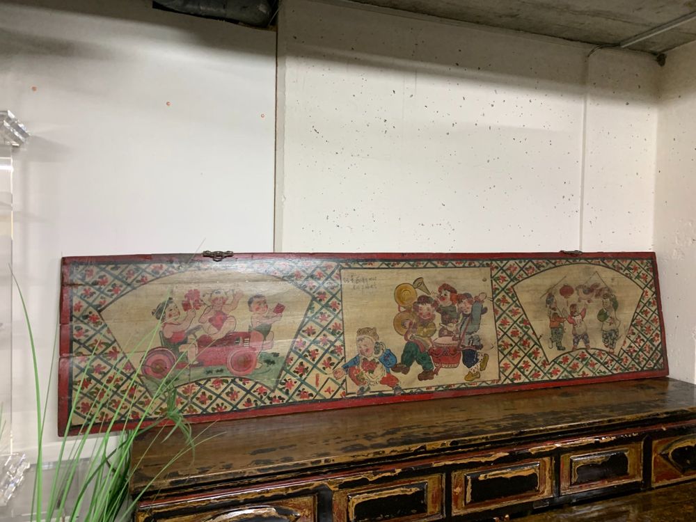 Chinese Pannel - hand painted - 19th century 19. Jahrh. | Kaufen auf Ricardo
