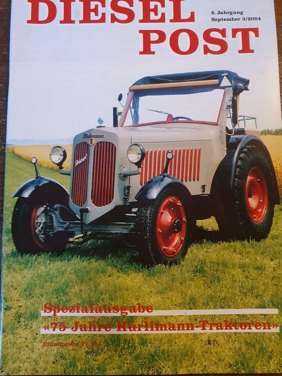 Diesel Post 3/04 Spezialausgabe 75 Jahre Hürlimann yy | Kaufen auf Ricardo