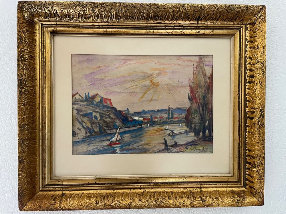 sehr schönes Aquarell signiert Vincenc Beneš (Gebraucht) in Plasselb für CHF 180 – mit Lieferung ...