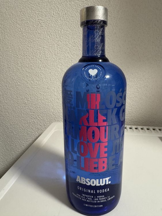 Absolut Vodka Love Pink, Limited Edition, 1 Liter (Neu und ...