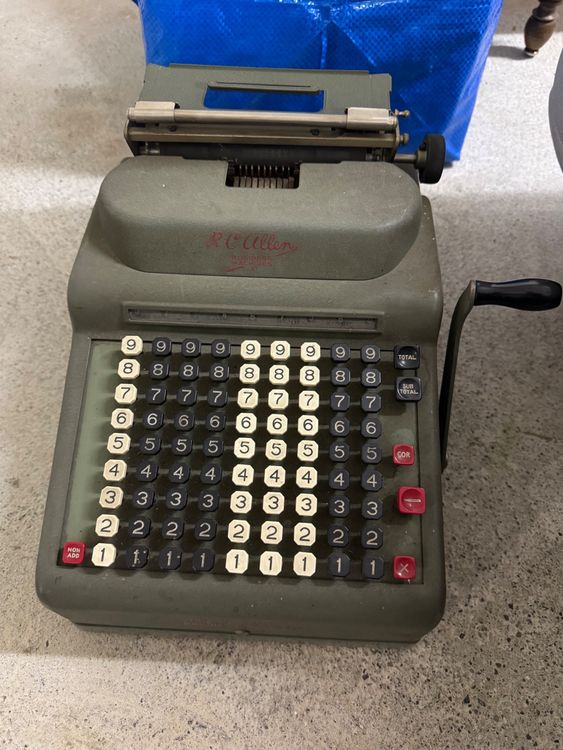 R.C. Allen Rechenmaschine Vintage (Gebraucht) in Zürich für CHF 20 ...