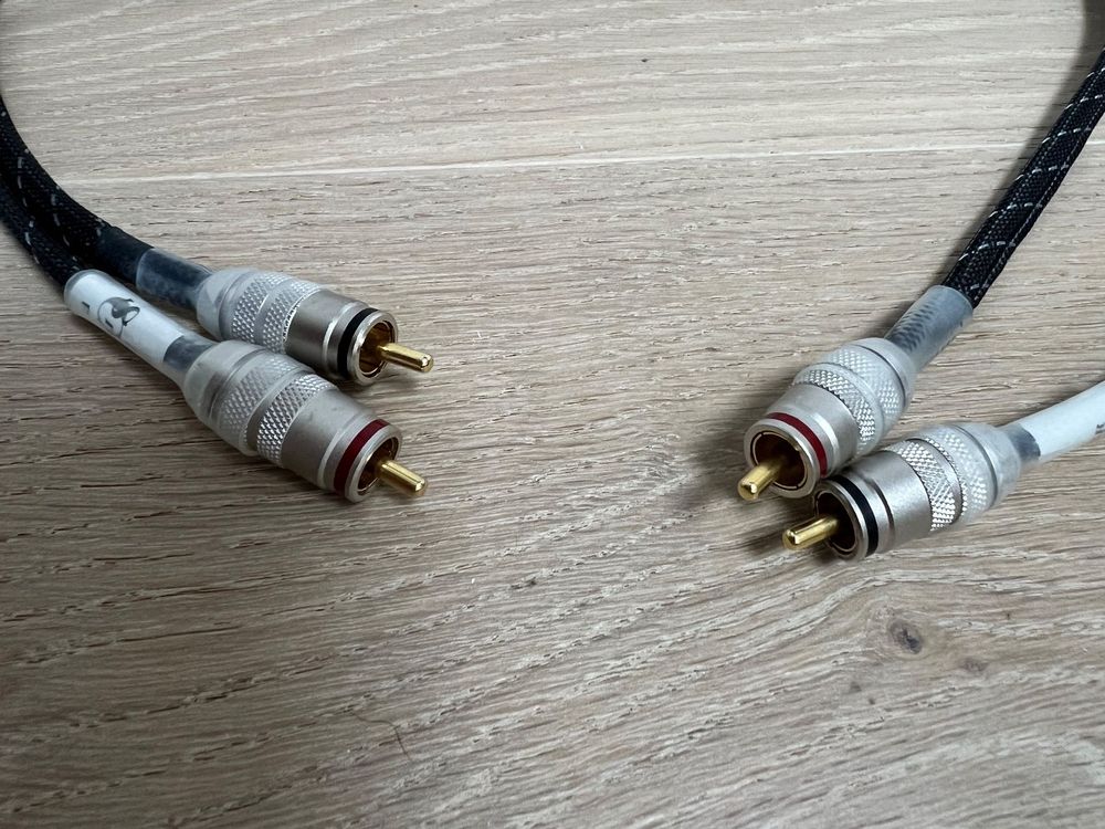 2 Stereo-Set Silvercom RCA-Kabel 1,0m (Neu (gemäss Beschreibung)) in ...