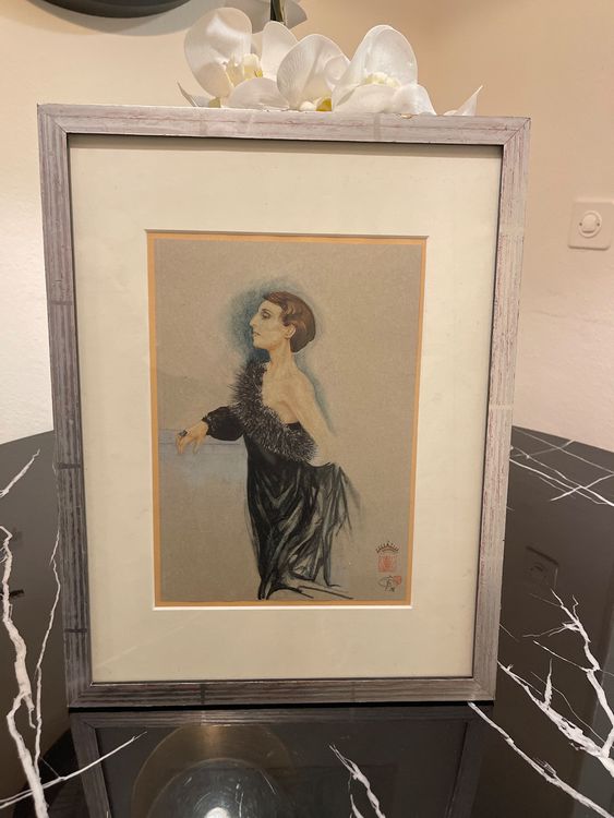 TABLEAU D’ART SIGNÉ, DESSIN ORIGINAL | Kaufen auf Ricardo