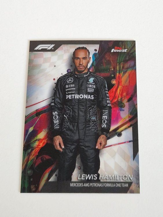 Topps Finest F1 Formel 1 Lewis Hamilton Mercedes AMG Base (Neu (gemäss ...