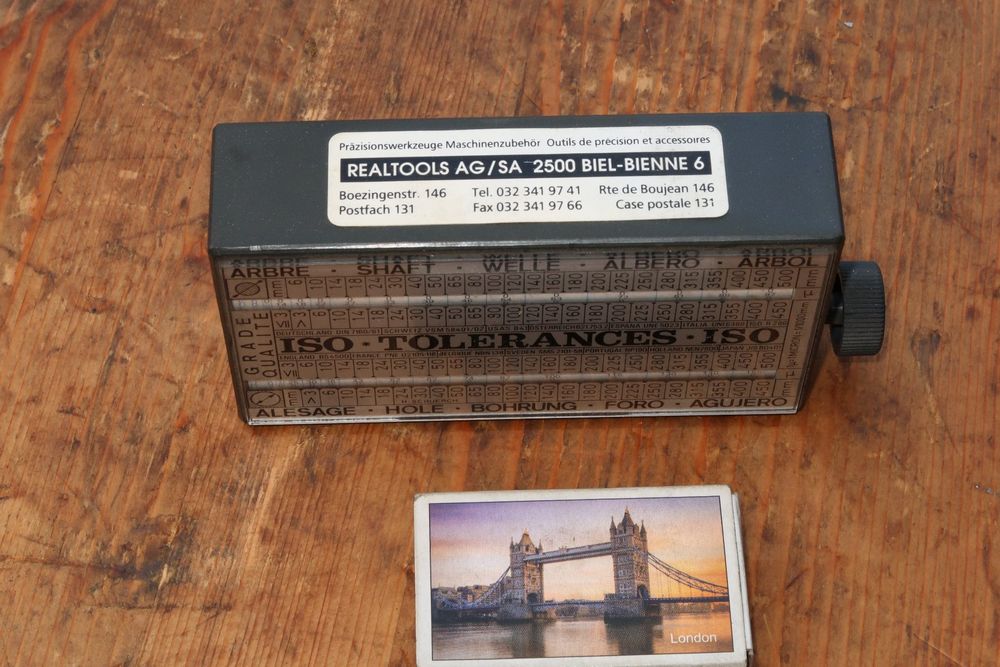 Tolerator, Iso Toleranzschlüssel | Kaufen auf Ricardo