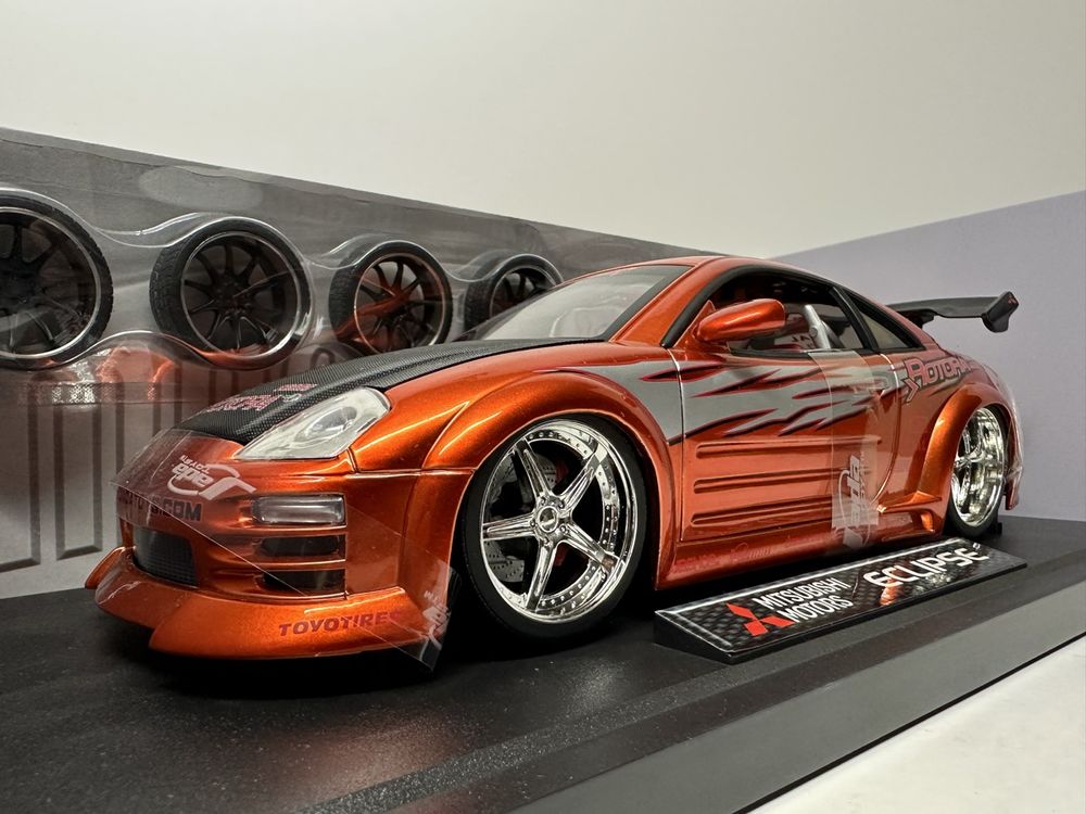 Mitsubishi Eclipse 1:18, kupferfarbig,Import Racer Jada Toys (Gebraucht ...