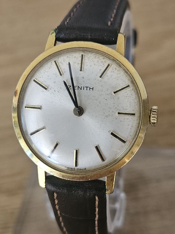 Vintage Zenith Handaufzug Damenuhr 27mm Gold Plated | Kaufen auf Ricardo