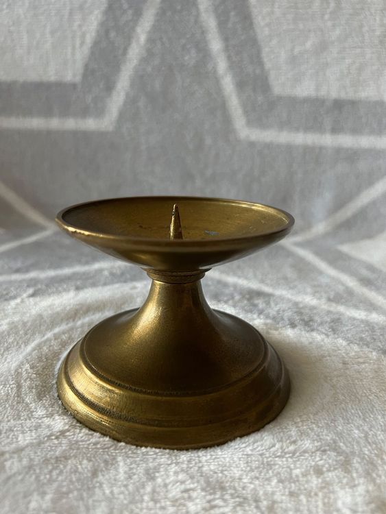 Alte Messing Kerzenhalter | Kaufen auf Ricardo