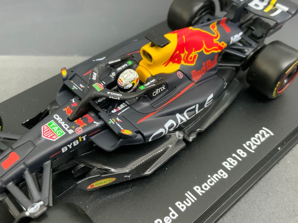 Red Bull RB18 Honda Max Verstappen 2022 BBurago 1:43 (Neu und ...