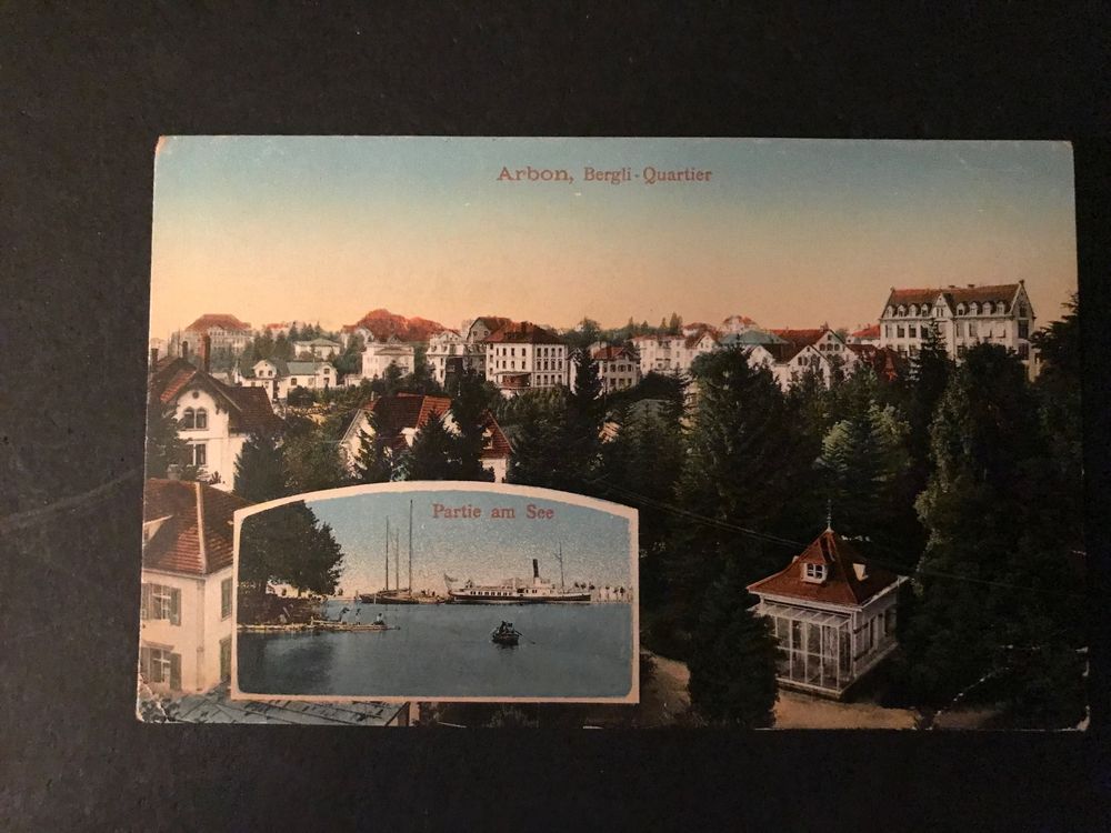 Antike Postkarte PK von Arbon Bergli Quartier (Gebraucht) in Dallenwil für CHF 6 – mit Lieferung ...