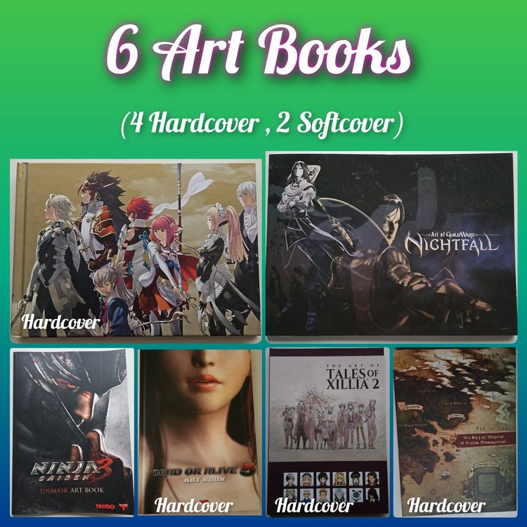 Artbook Set: DoA, Fire Emblem, Final Fantasy, Tales ofy Guil (Gebraucht ...